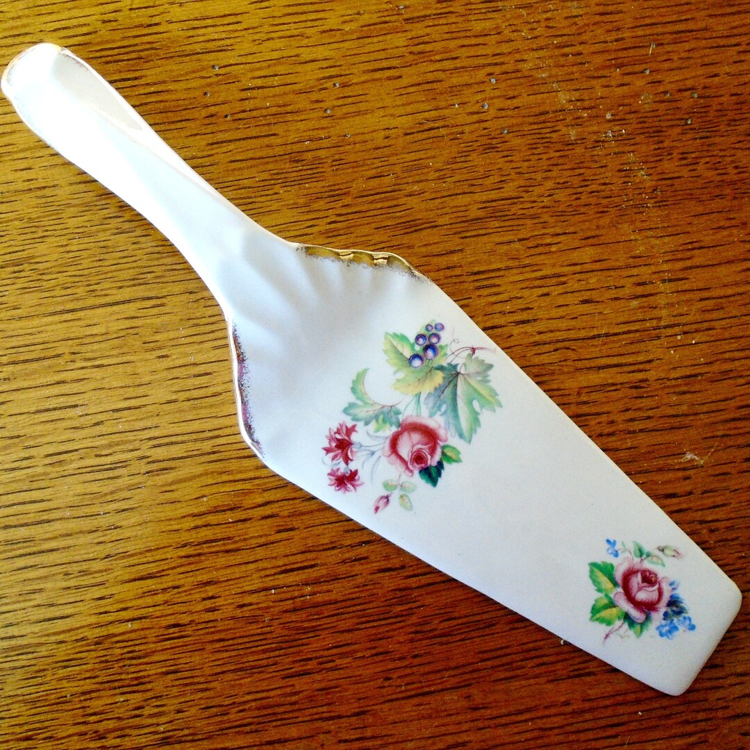 Royal Crown Staffordshire English China Cake Server, English China ...