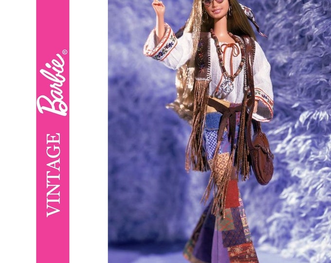 Barbie Peace & Love 70's Collector Doll, NRFB Barbie Great Fashions of ...
