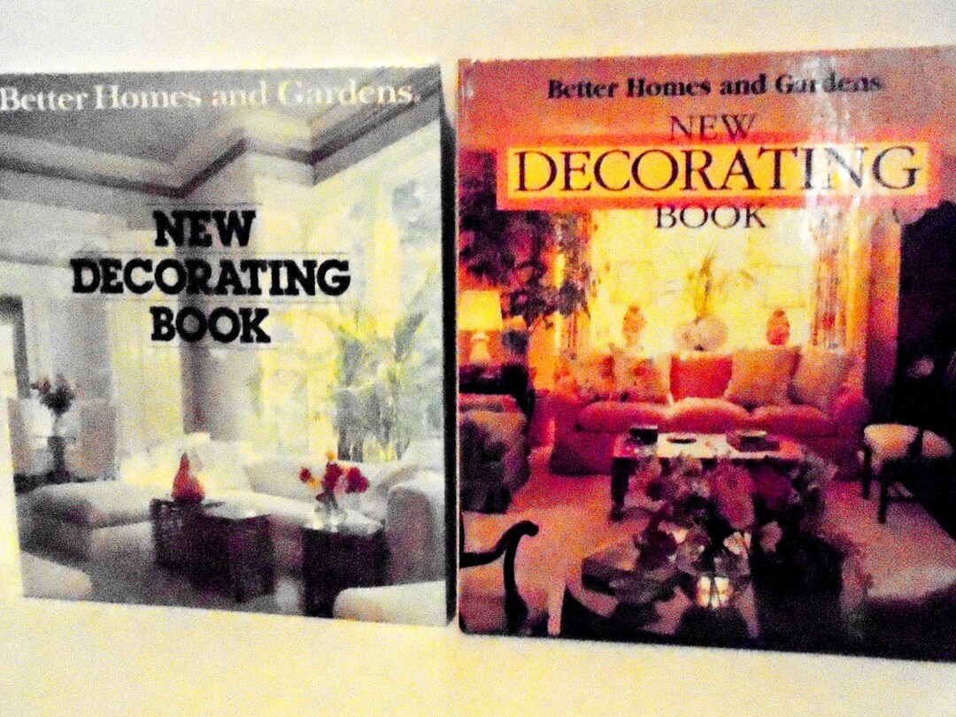 Vintage Home Decor Books, Better Homes and Gardens NEW Decorating 1981 ...