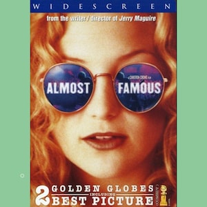 Almost Famous DVD, NEW 2001 Widescreen, Billy Crudup, Kate Hudson ...