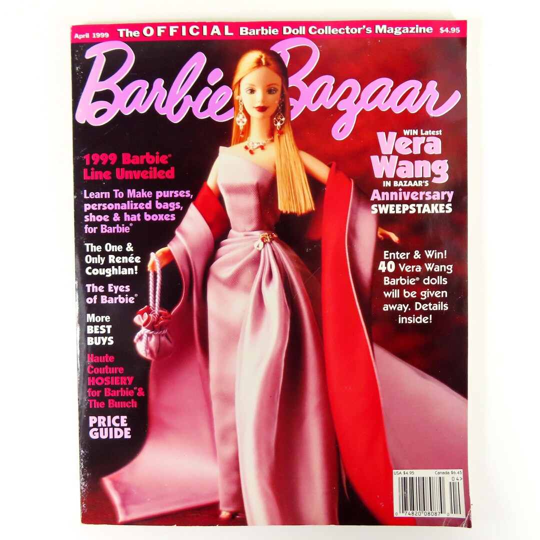Barbie Bazaar Magazine April 1999, Vintage Official Barbie Club ...