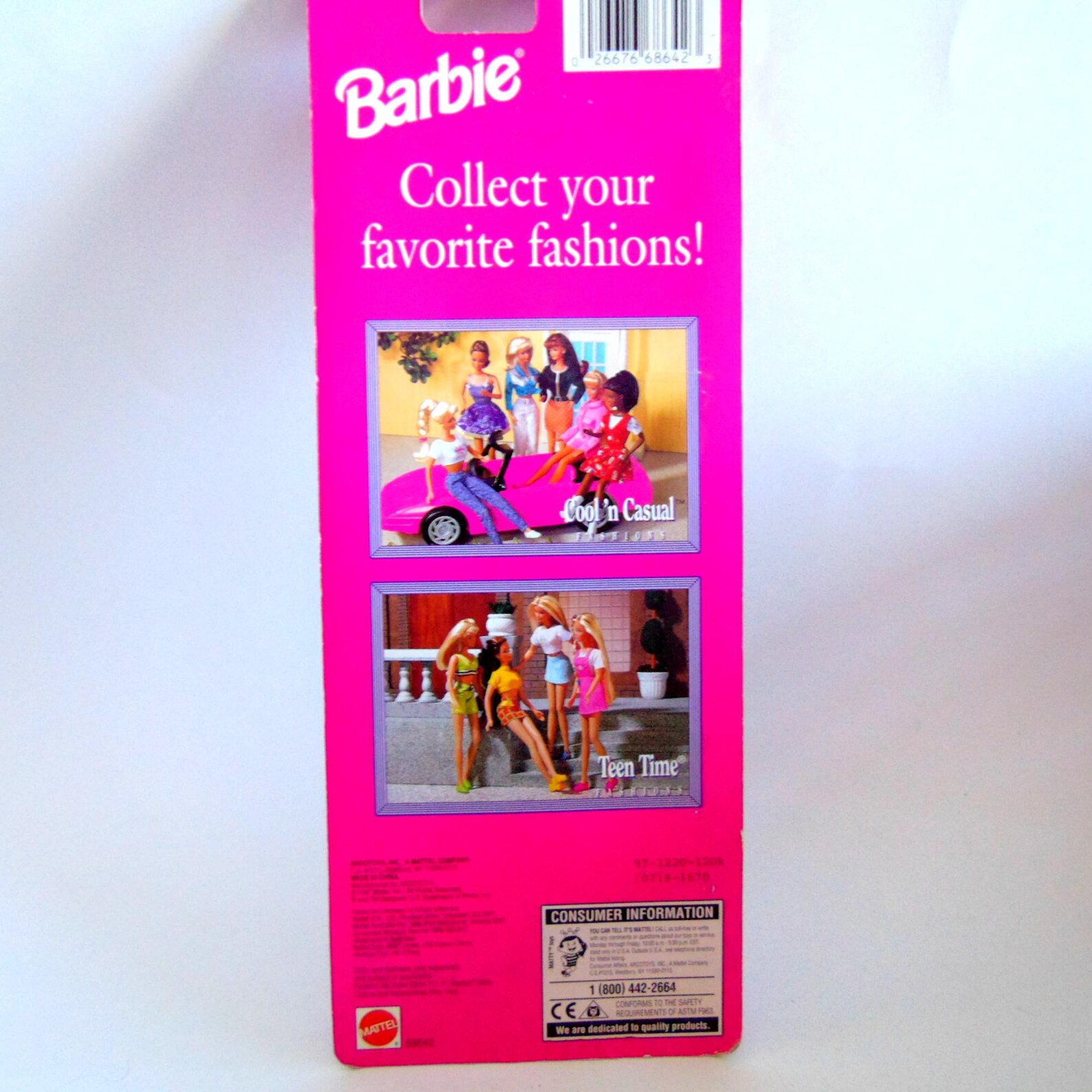 Barbie Coat Collection NRFB Doll Clothes, Barbie Shiny Black Coat Pink ...