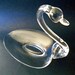 Vintage Duncan and Miller Clear Art Glass Swan MC Duncan Swan - Etsy