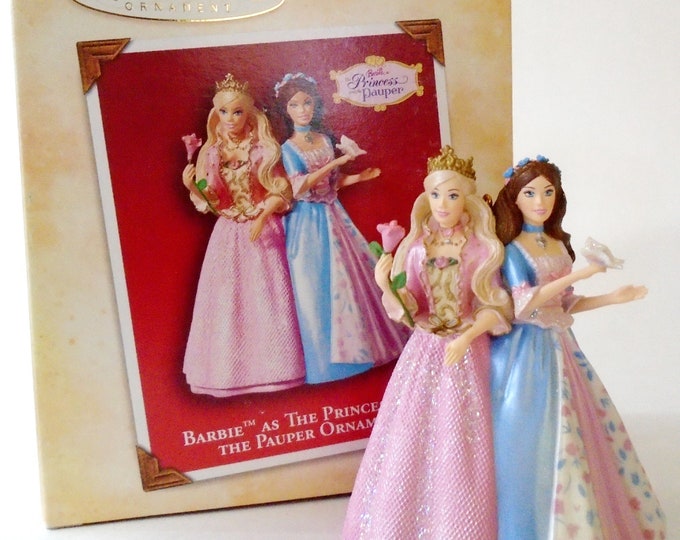 Barbie Princess and the Pauper Hallmark Ornament, Double Princess ...