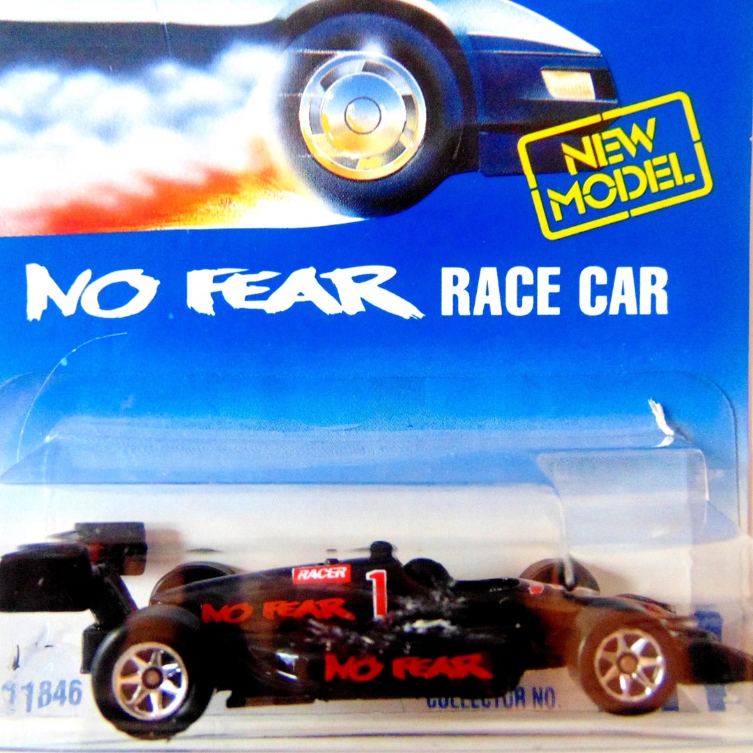 Hot Wheels NO FEAR Race Car, 1991 Hot Wheels No Fear Black Racer ...