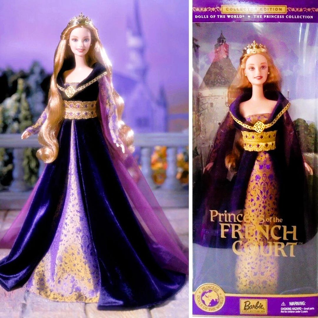 PRINCESS BARBIE French Court Princess of the World, Mattel French ...