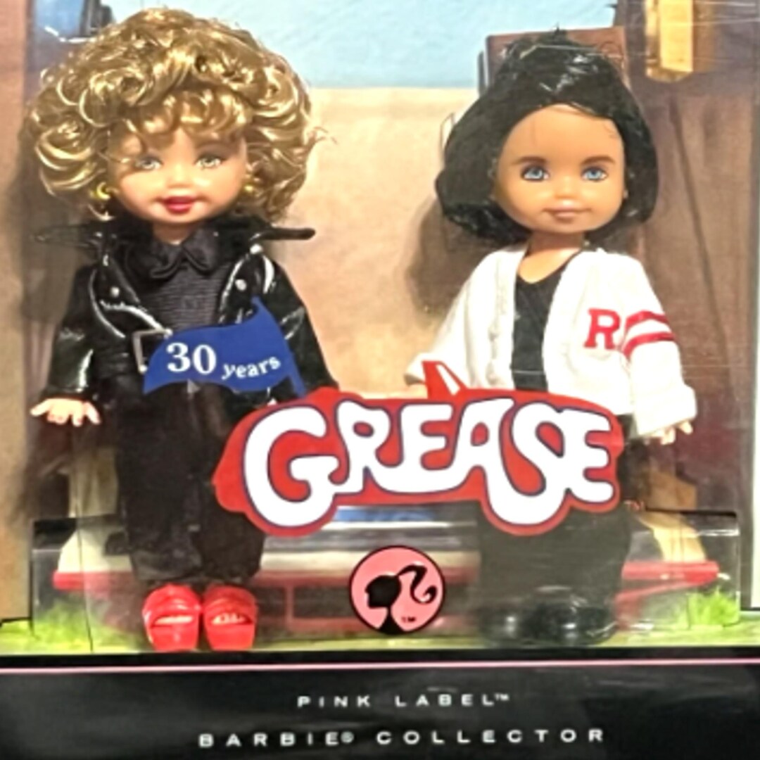 Barbie Kelly and Tommy Collector Grease Doll Gift Set, Sandy and Danny ...