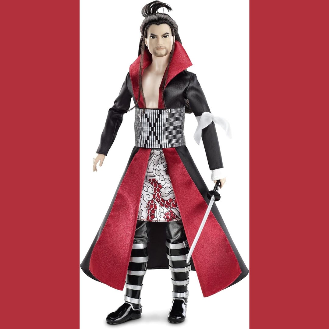 Samurai of JAPAN Ken Doll, NRFB Dolls of the World JAPAN Ken Doll ...
