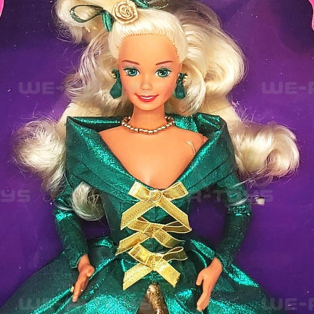1995 Royal Enchantment Barbie Doll With Shipper, NEW IN BOX Blond Hair ...