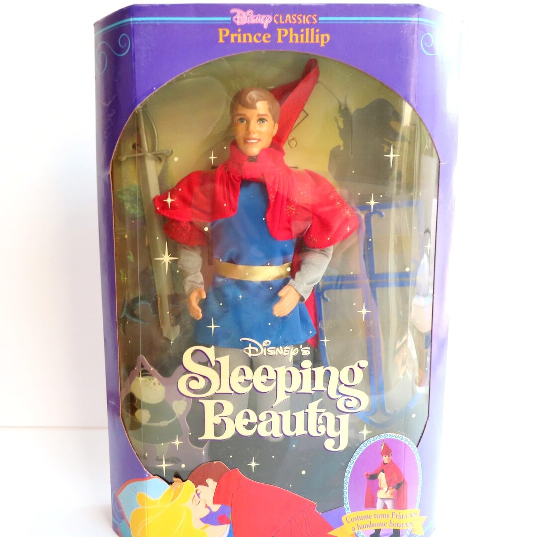 Disney Classic Sleeping Beauty Prince Phillip Doll, Prince Phillip ...
