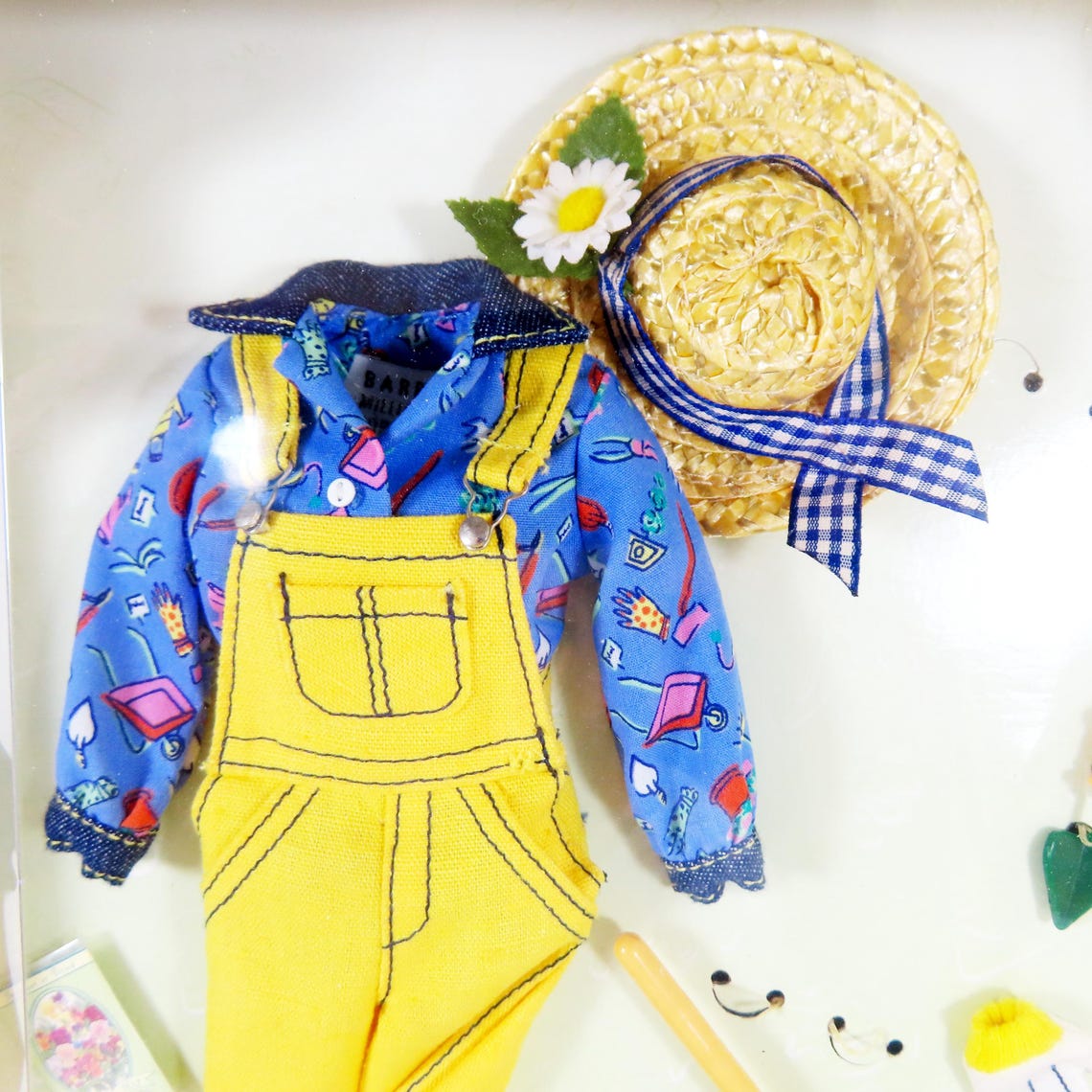 Barbie Millicent Roberts Green Thumb Outfit, 1997 Barbie Gardening ...