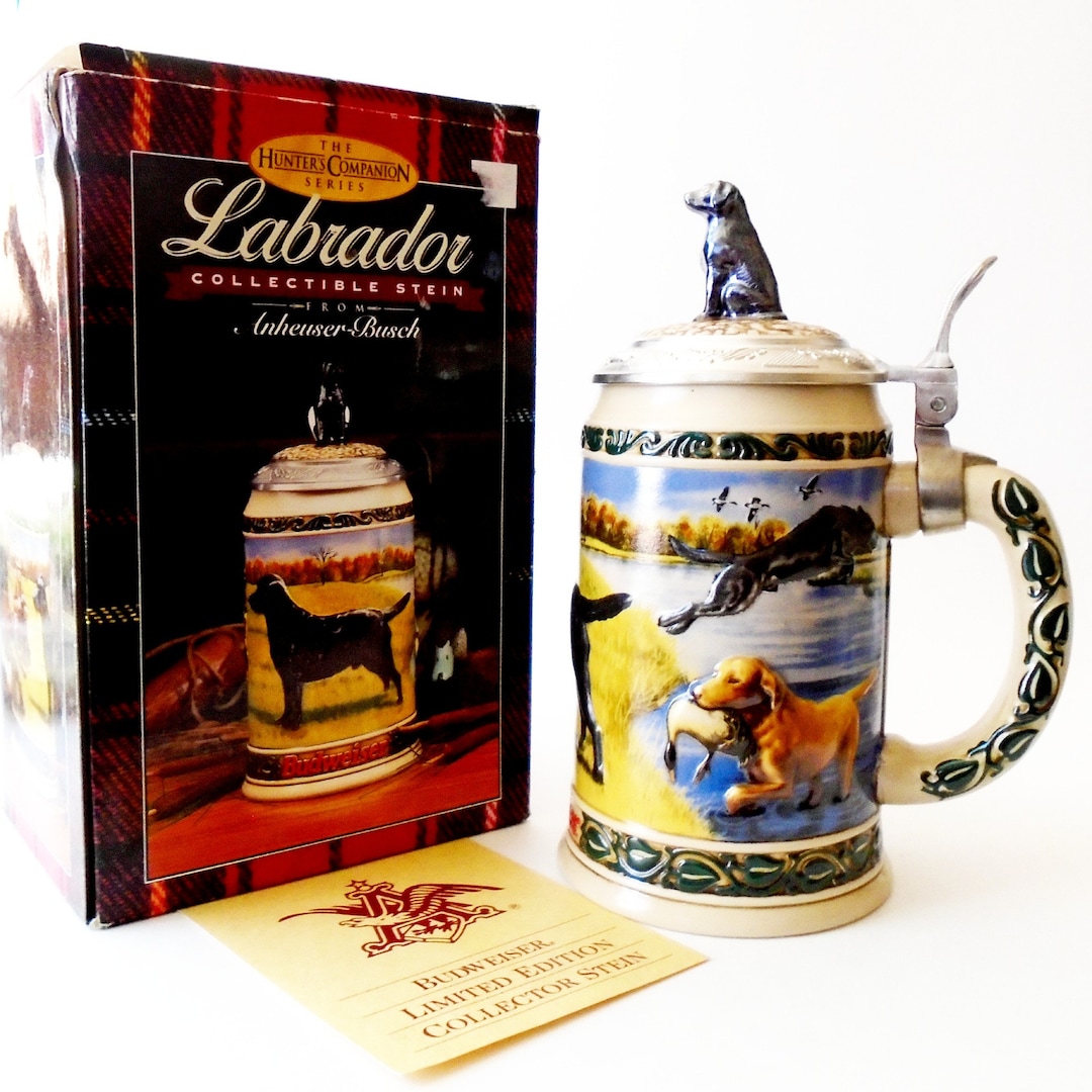 Anheuser Busch Labrador Ceramic Beer Stein, Labrador Dog, Hunters ...