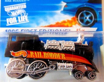 Hot Wheels Rail Rodder Train Locomotive Diecast Car. - Etsy