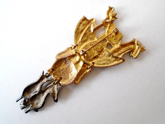 Vintage DON LIN Noah's Ark Brooch, Vintage Animal Cha… - Gem