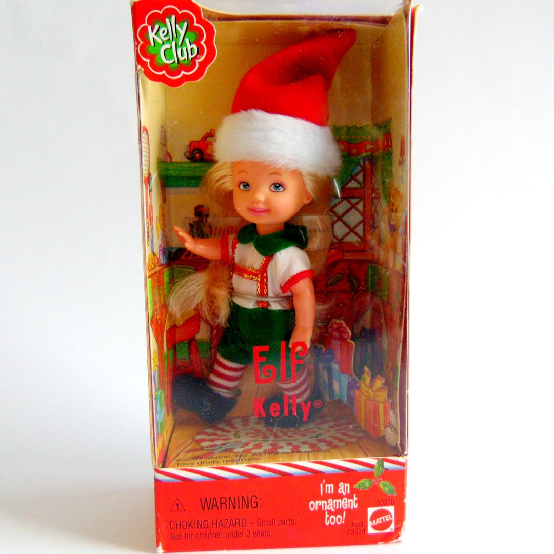 Kelly Club Elf Doll, Vintage Kelly Club Christmas Elf Ornament Doll ...