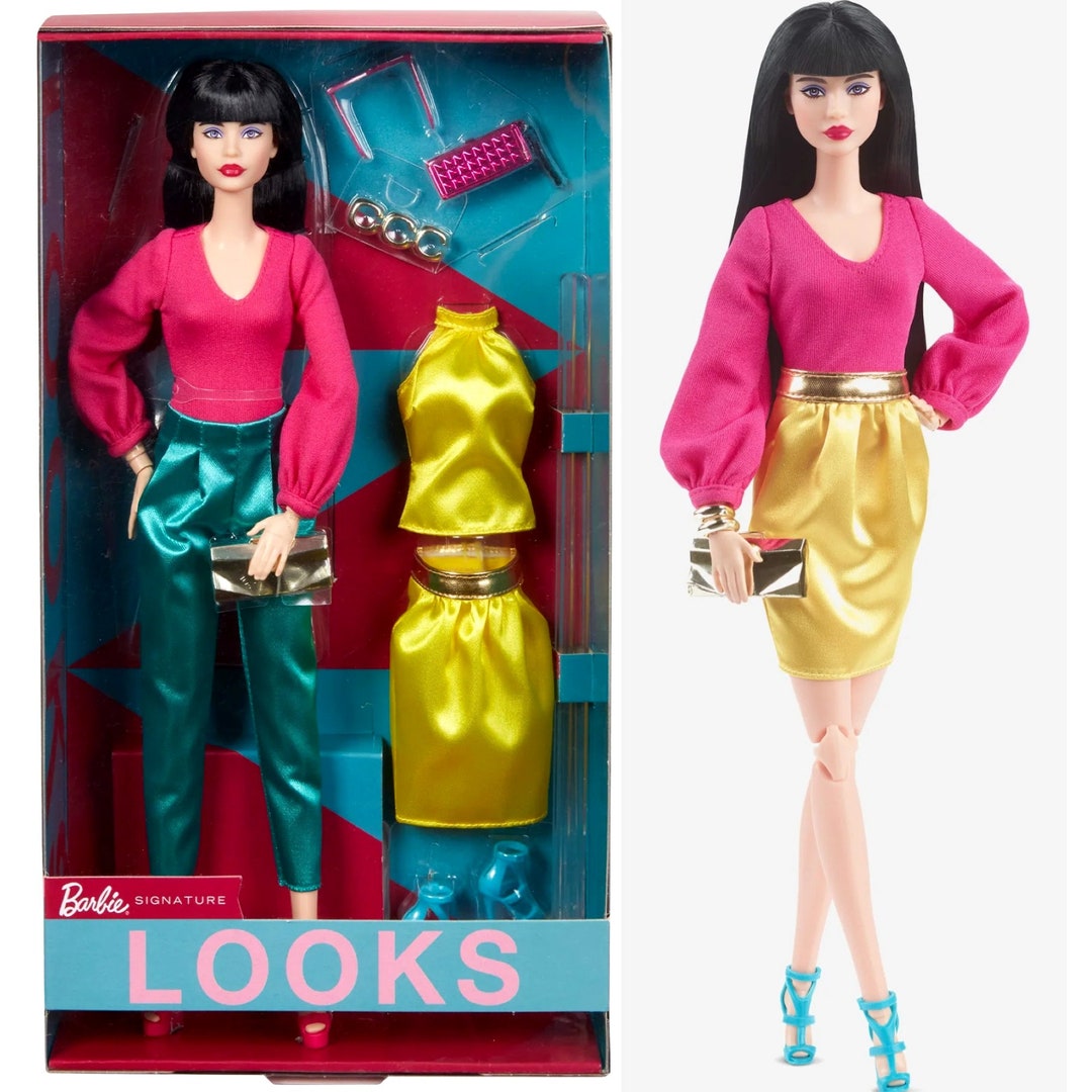 LOOKS Barbie® Doll Mix-and-match Fashions, New in Box Made to Move Lina ...