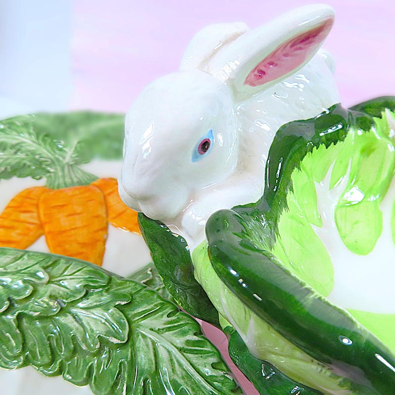 Ceramic Rabbit Bowl - Etsy