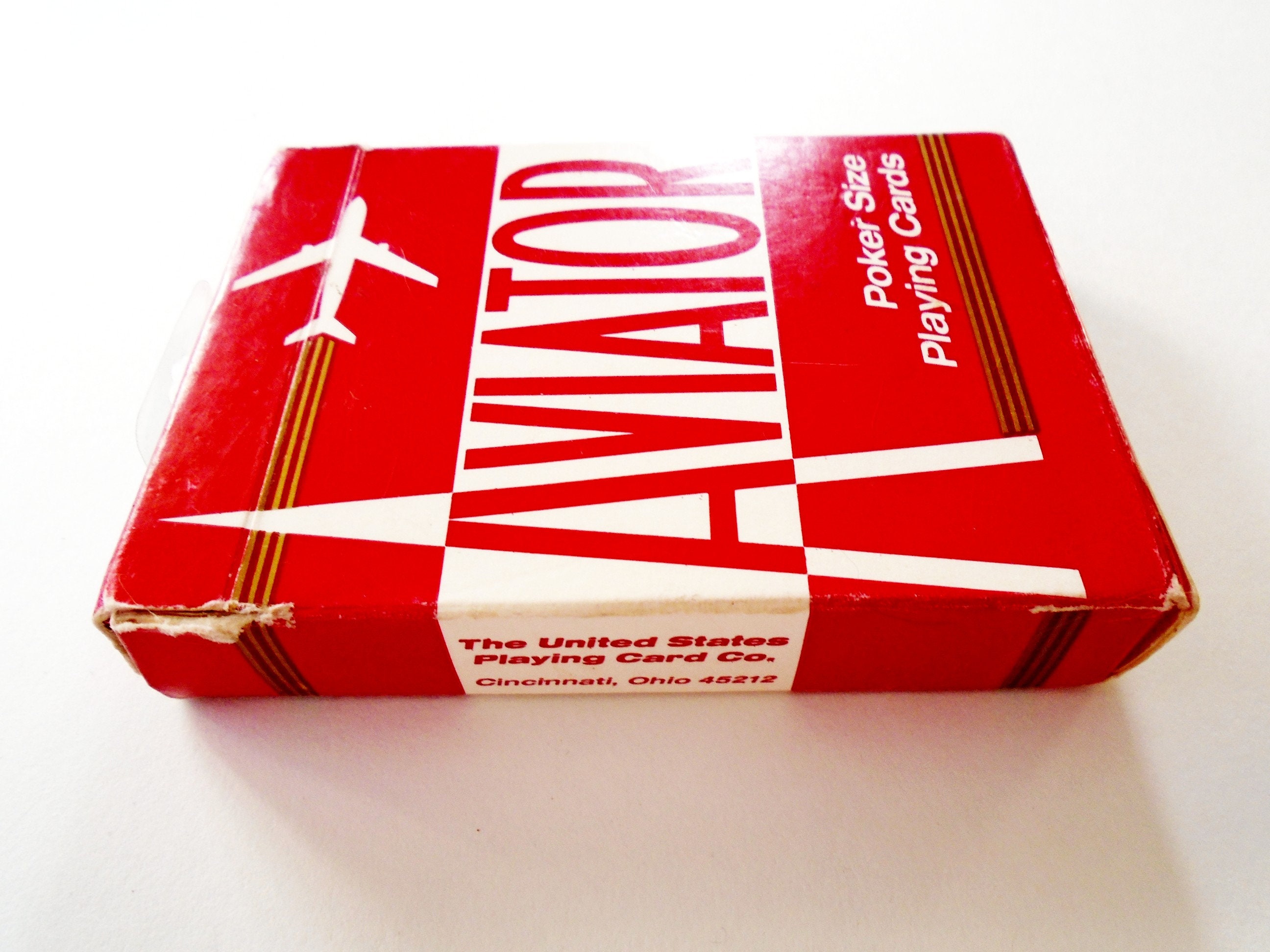 Vintage AVIATOR USA Playing Cards Vintage Charles Lindberg - Etsy