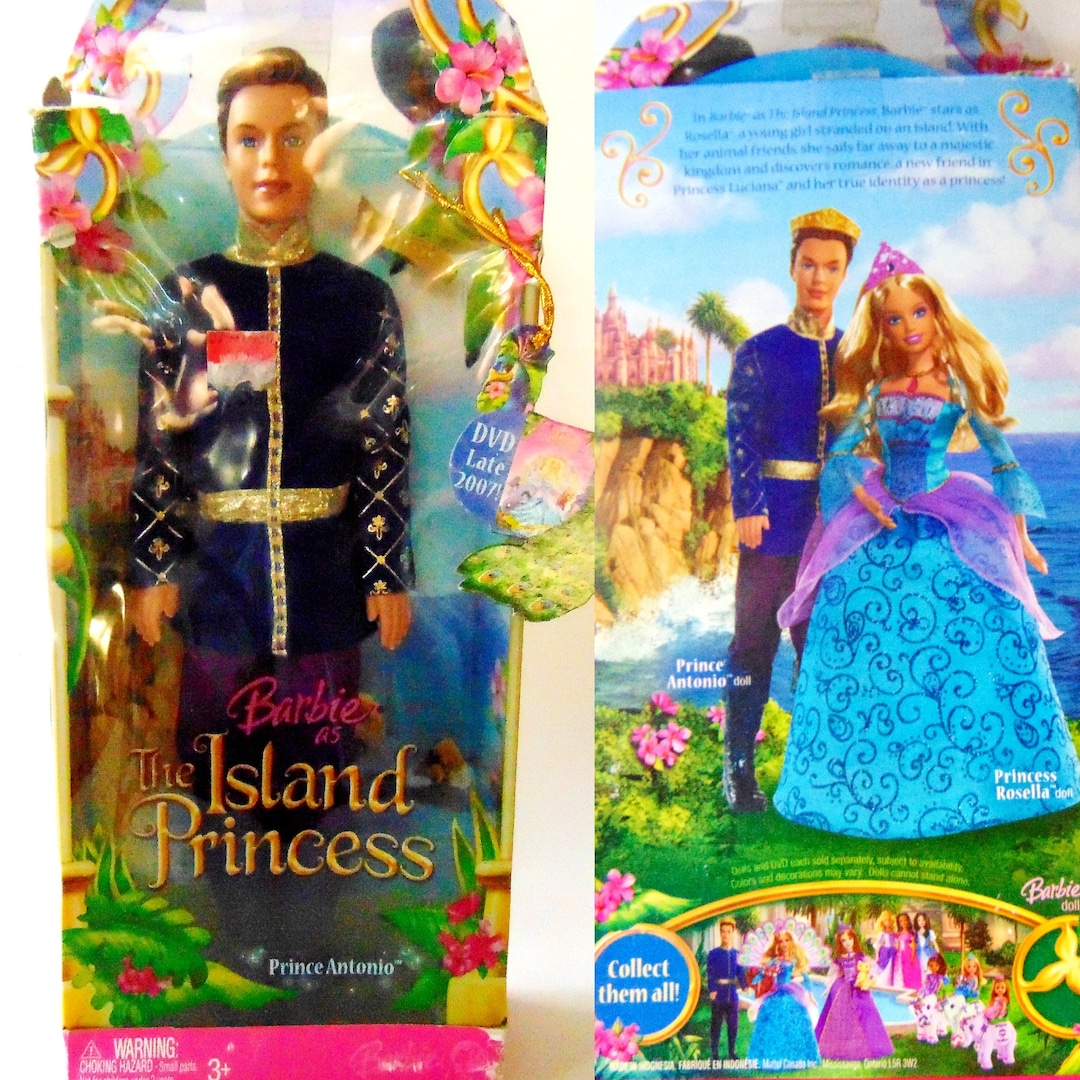 Barbie Prince Ken Doll, Prince Antonio Movie Doll, Barbie as the Island ...