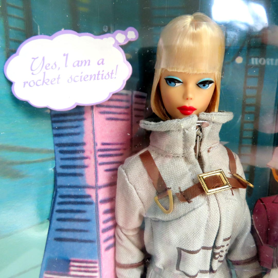 1965 Astronaut Barbie Doll, New in Original Box, 1965 Rocket Space ...