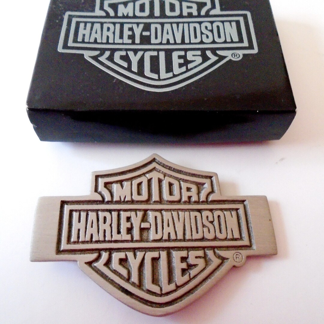 Harley Davidson Motor Cycles Money Clip Silver Metal Hallmark - Etsy