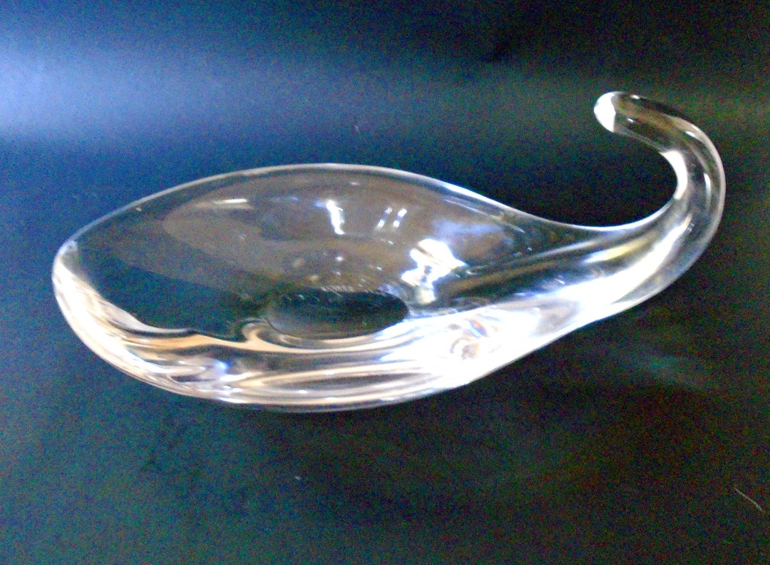 KOSTA BODA Vicke Lindstrand Whale Dish, Mid Century Kosta Boda Swedish ...