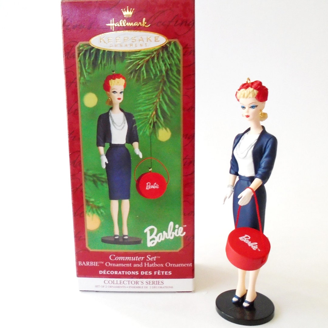 BARBIE Hallmark Keepsake Ornament, Original Barbie Hallmark Commuter ...