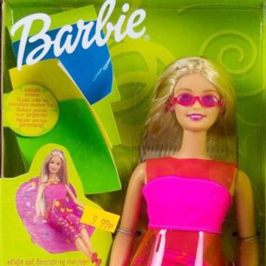 Vintage Barbie Sit N Style Doll, 1999 Barbie Inflatable Chair Doll ...