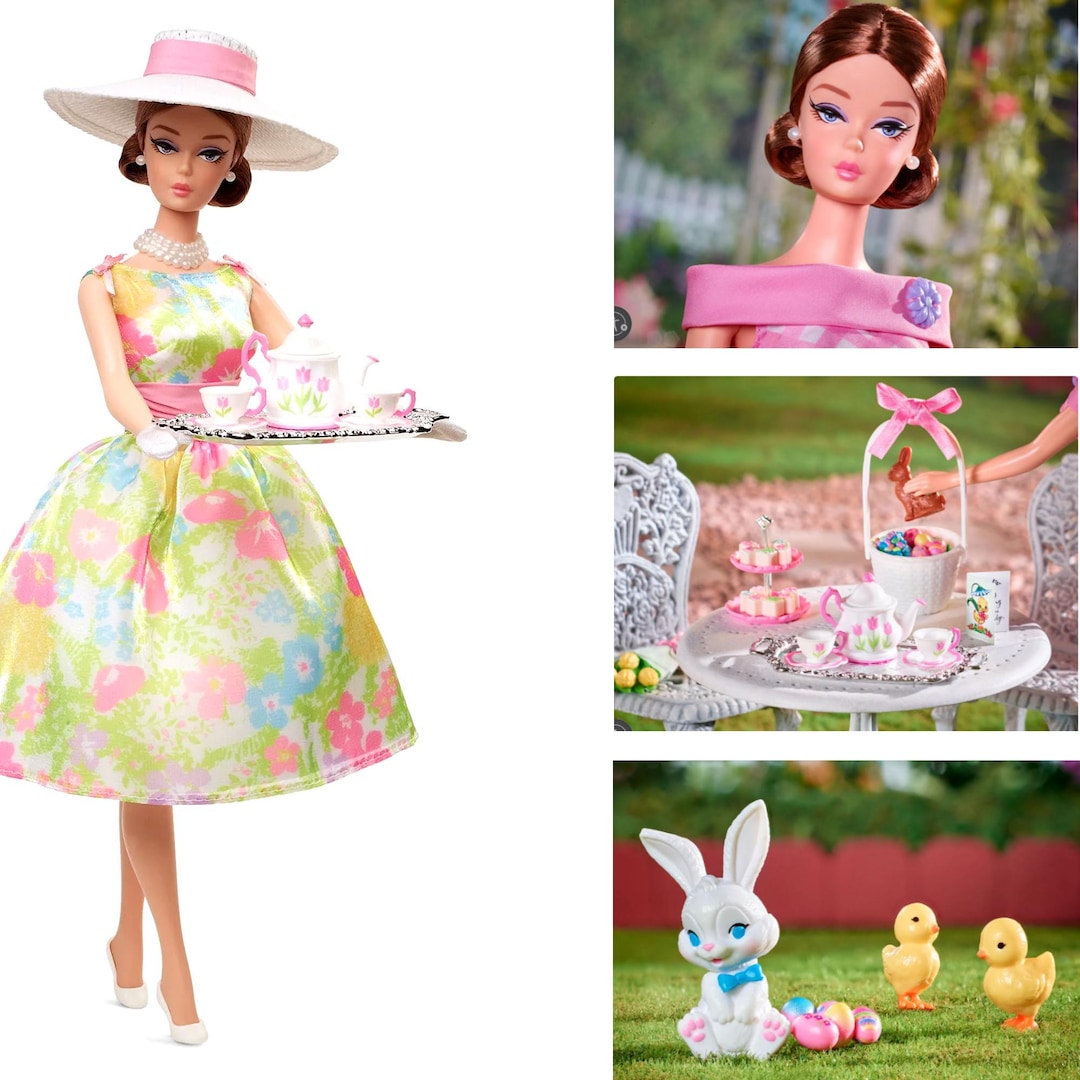BARBIE® 12 Days of Spring™ Doll and Accessories NRFB, Barbie Gold Label ...