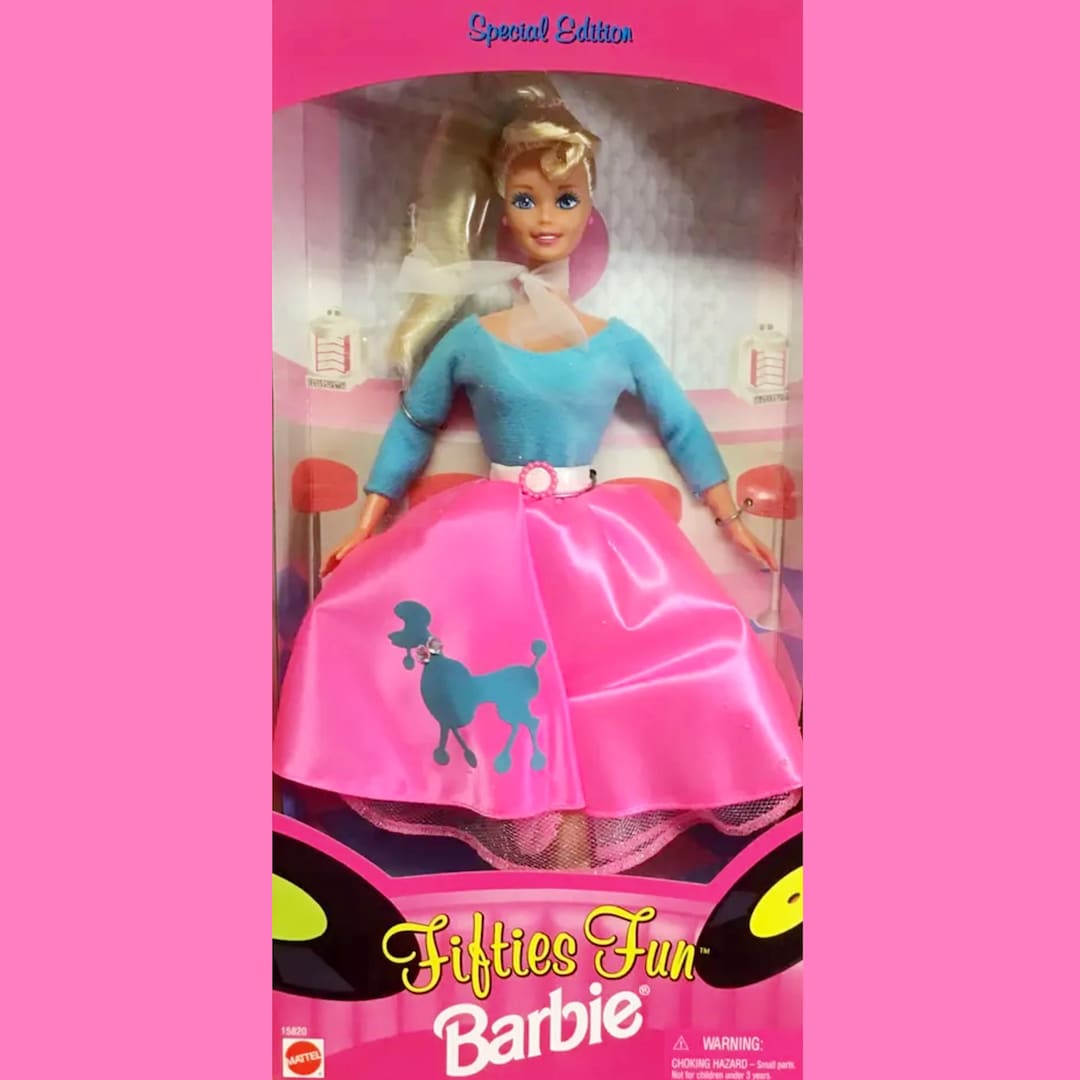 Fifties Fun Barbie Doll, NOS Bobby Socks Barbie Doll MINT, Special ...