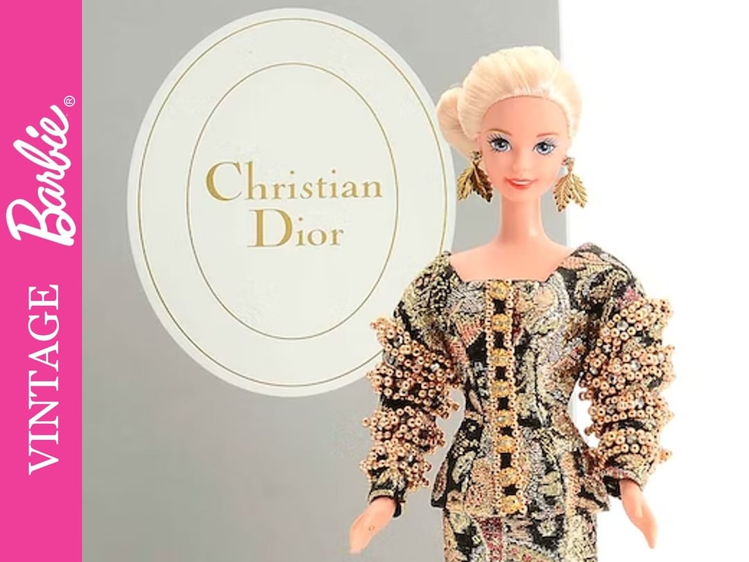 Vintage Barbie Doll 1995 Christian Dior Barbie Doll NRFB - Etsy