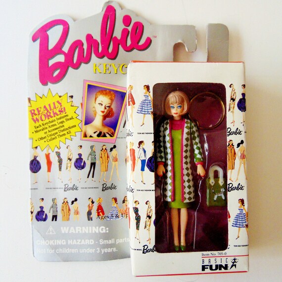 Poodle Parage Replica Barbie Key Ring, Vintage Barbie… - Gem