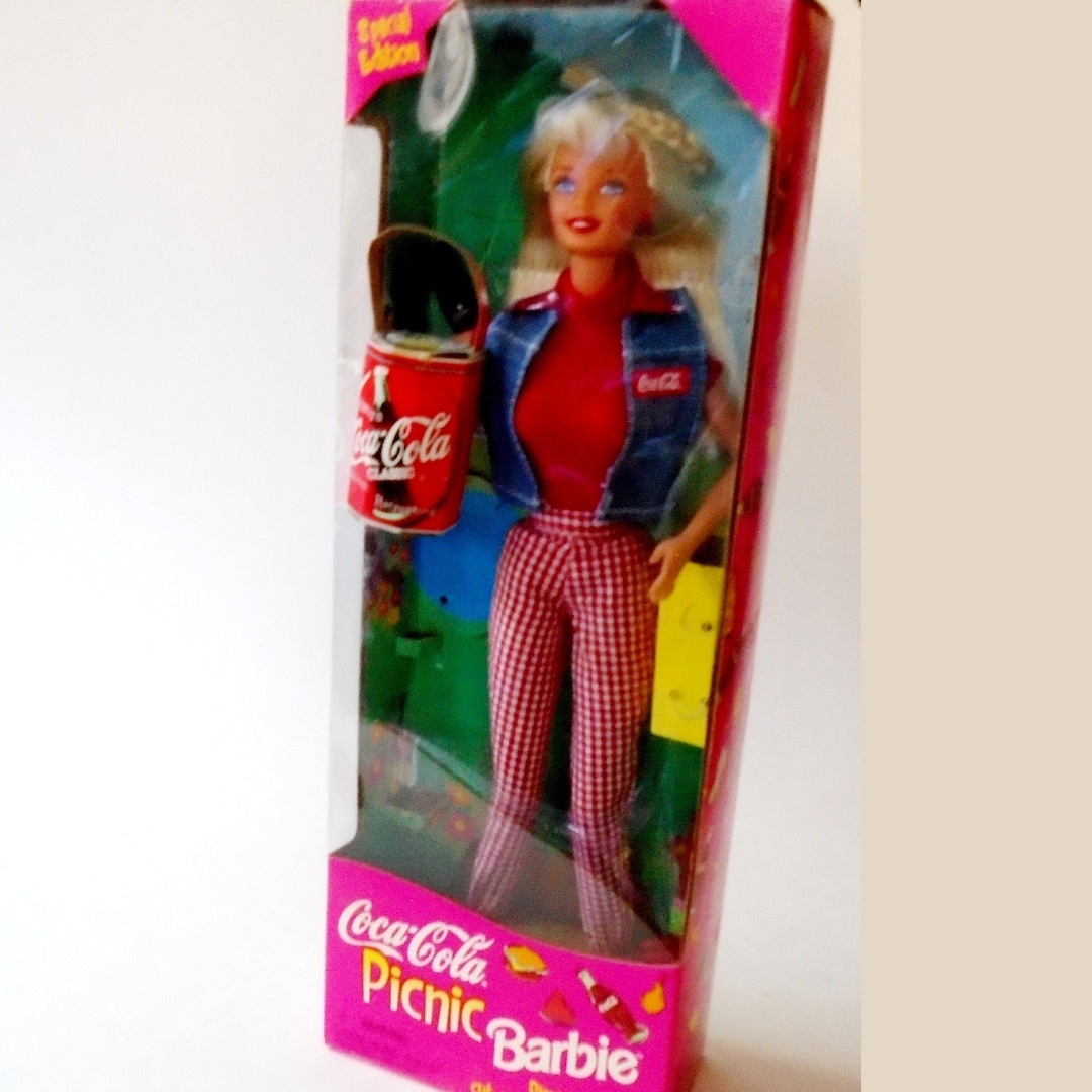 Vintage Barbie Doll, Barbie Exlusive Coca Cola Picnic 1997 NRFB, Coca ...