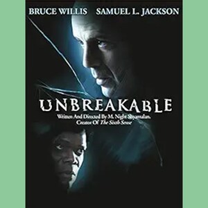 UNBREAKABLE, 2001 DVD, Bruce Willis, Samuel L. Jackson, M. Night ...