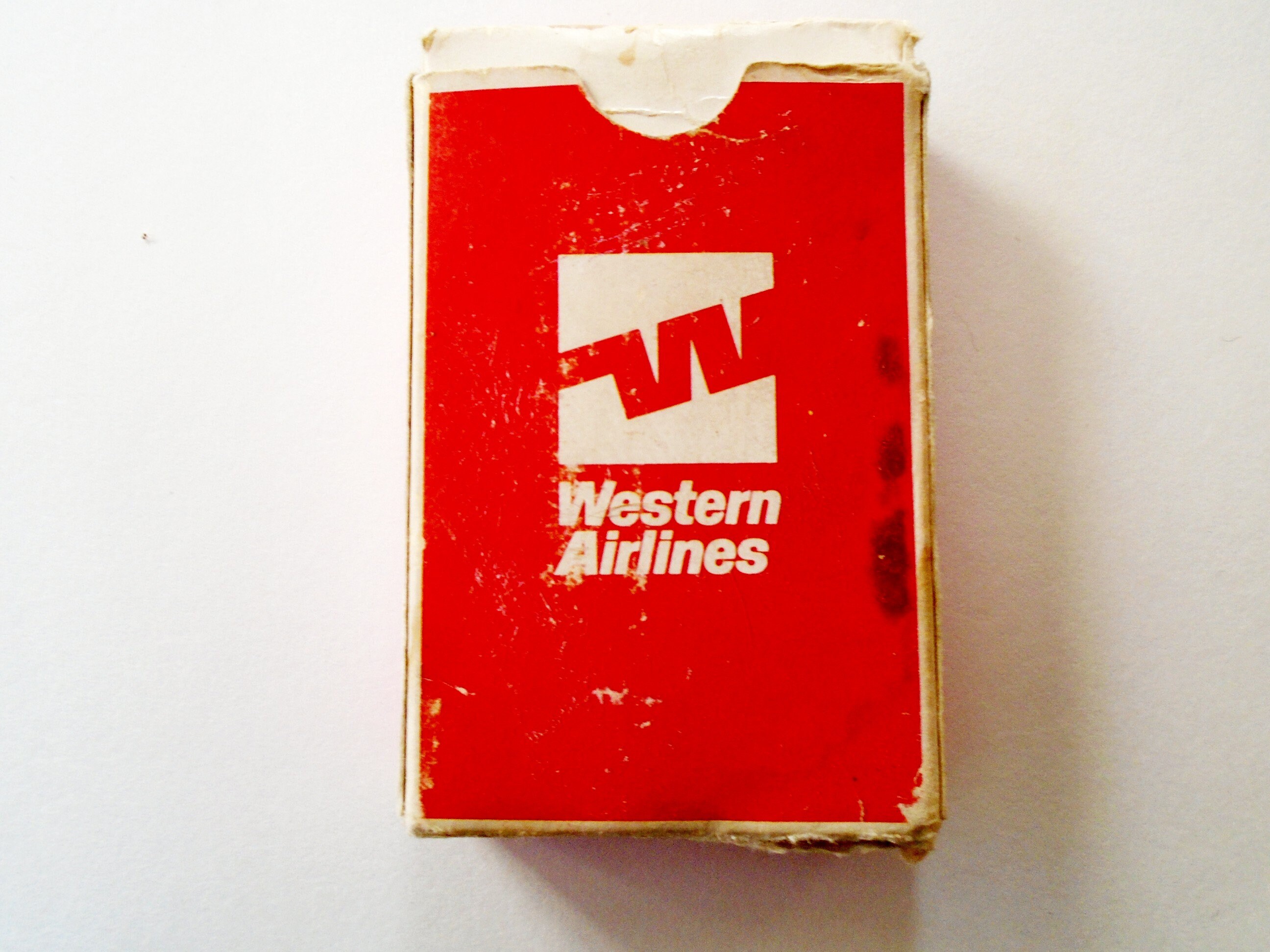 Vintage Western Airlines Playing Cards 80s Western Airlines - Etsy