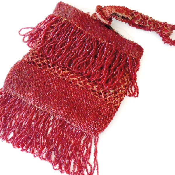 Vintage Beaded Purse - Etsy