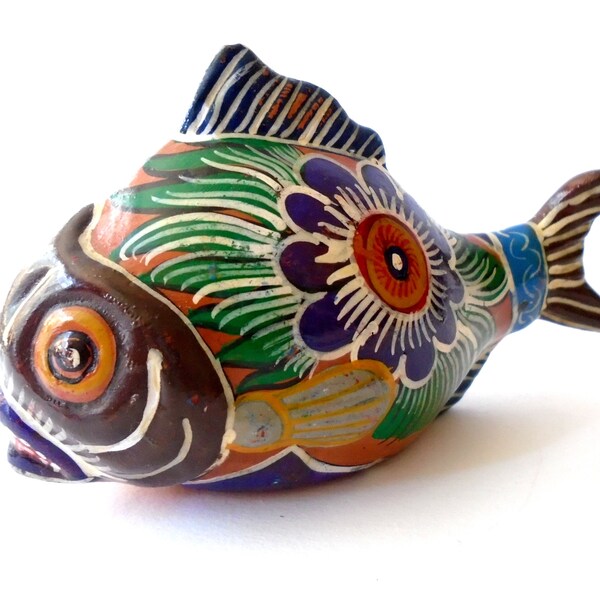 Clay Fish Sculpture - Etsy