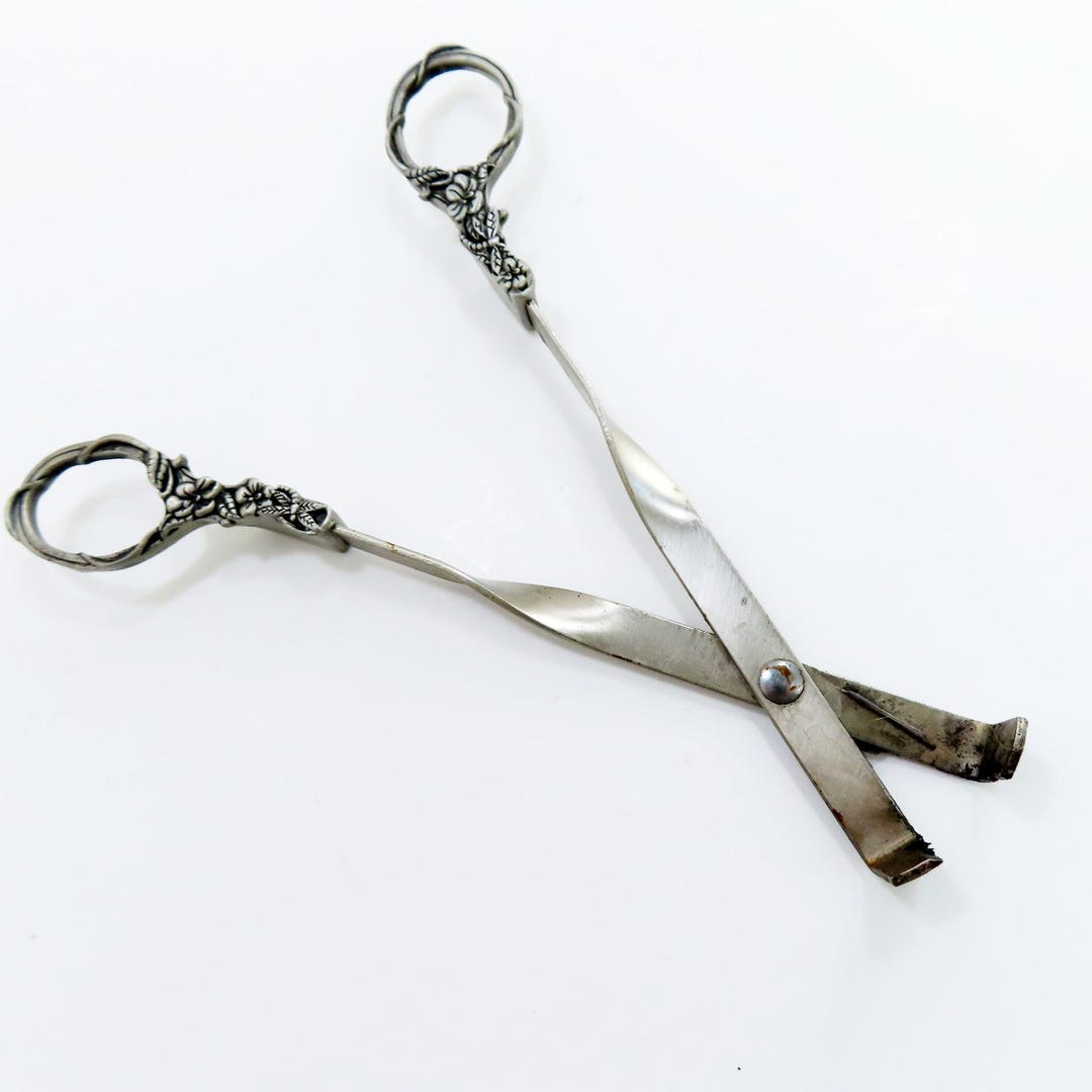 Vintage Candle Wick Cutter, Ornate Metal Candle Wick Scissors, Two's ...