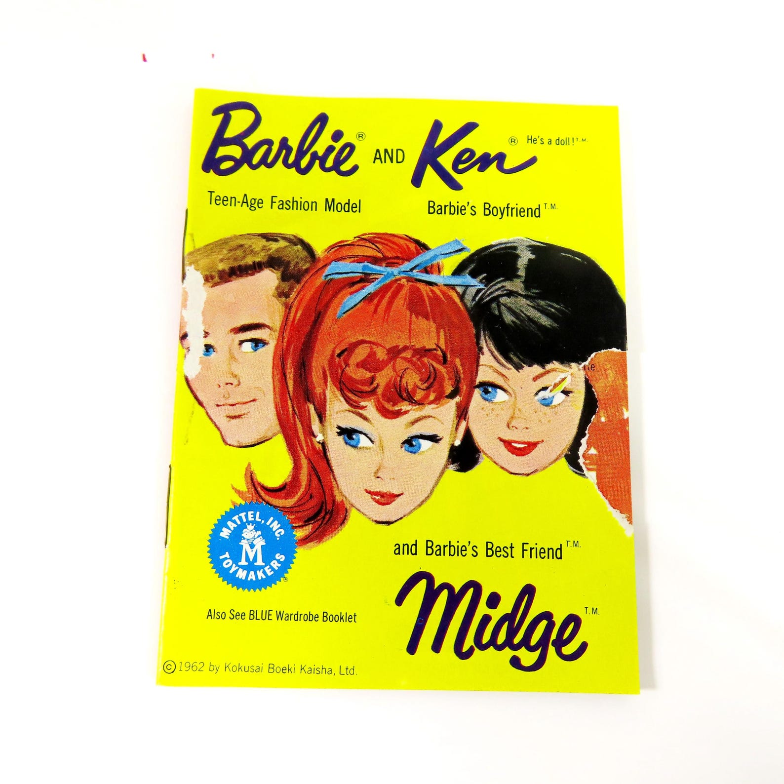Barbie + Ken + Midge Catalog Original 1963, in Package Mattel Catalog ...