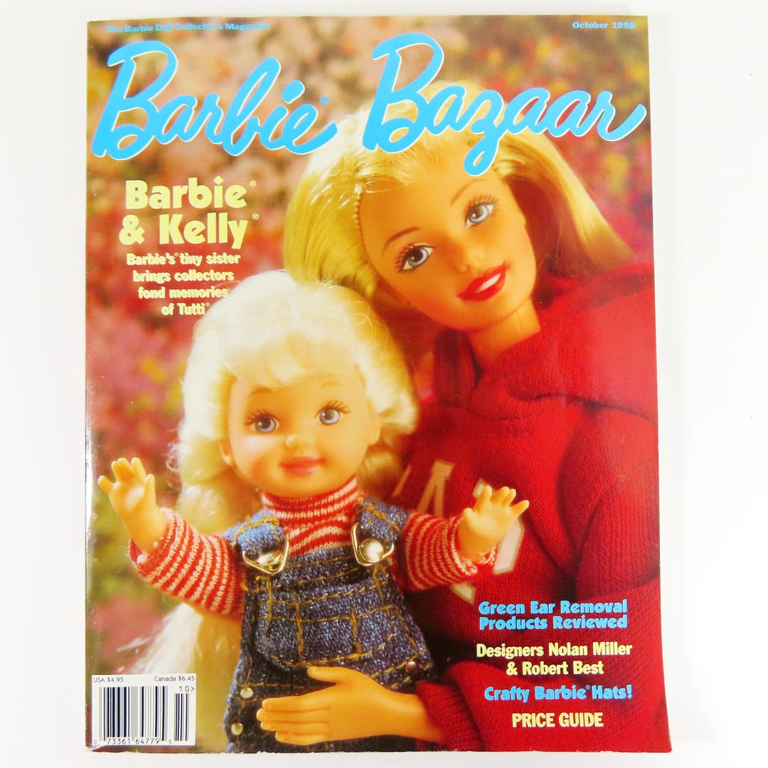Barbie Bazaar Magazine October 1998, Vintage Official Barbie Club ...