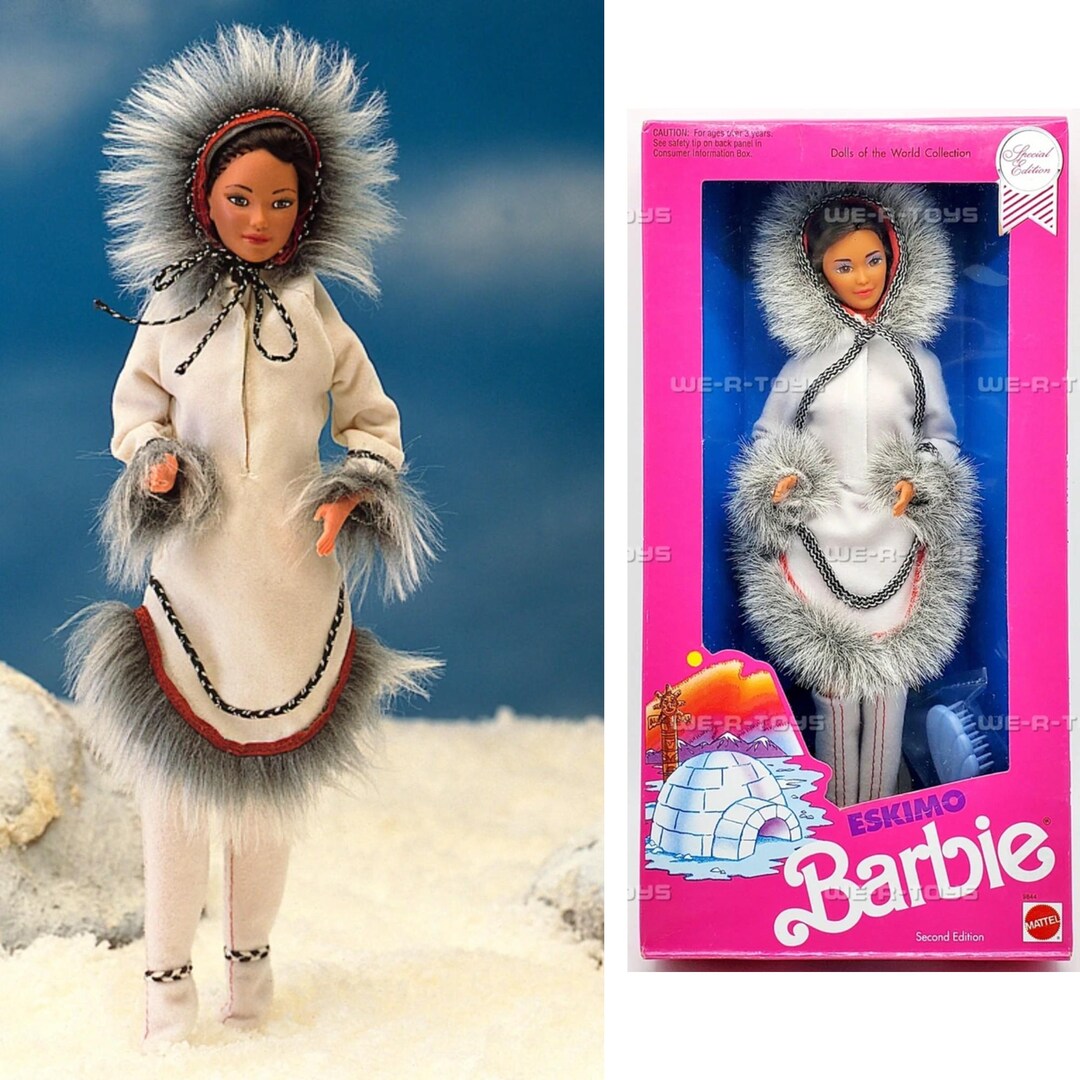 Eskimo Barbie Doll NRFB, Dolls of the World Mattel 9844, Dolls of the ...