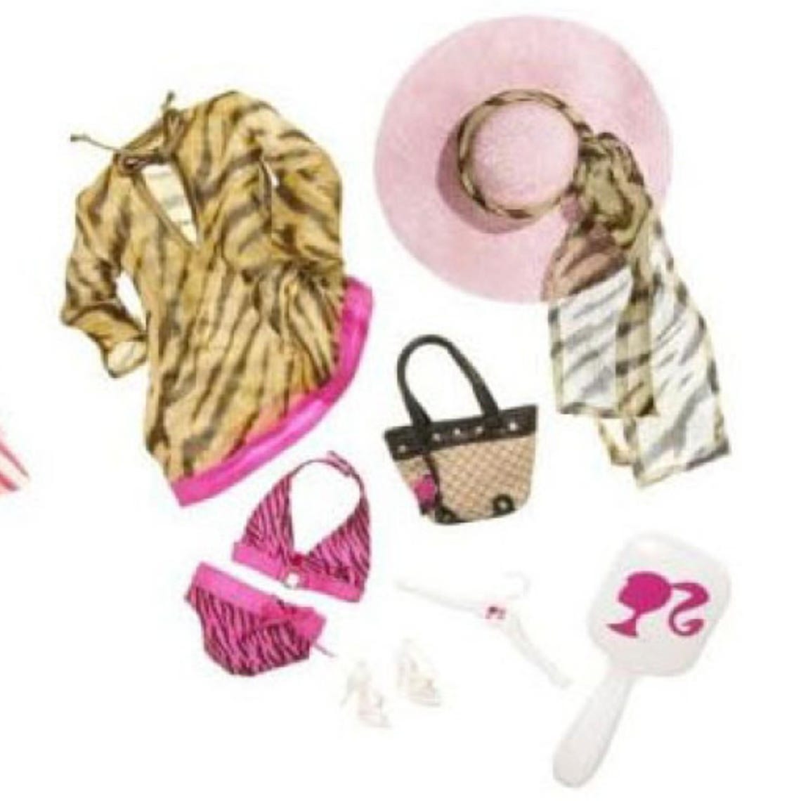 Barbie Top Model Resort, Blond Hair Model Muse Barbie Doll and Fashions ...