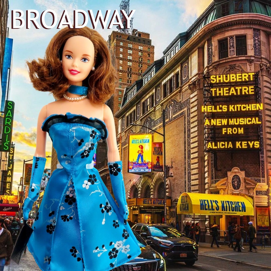 One of a Kind Barbie Doll Styled for BROADWAY Gift Boxed, OOAK Brunette ...