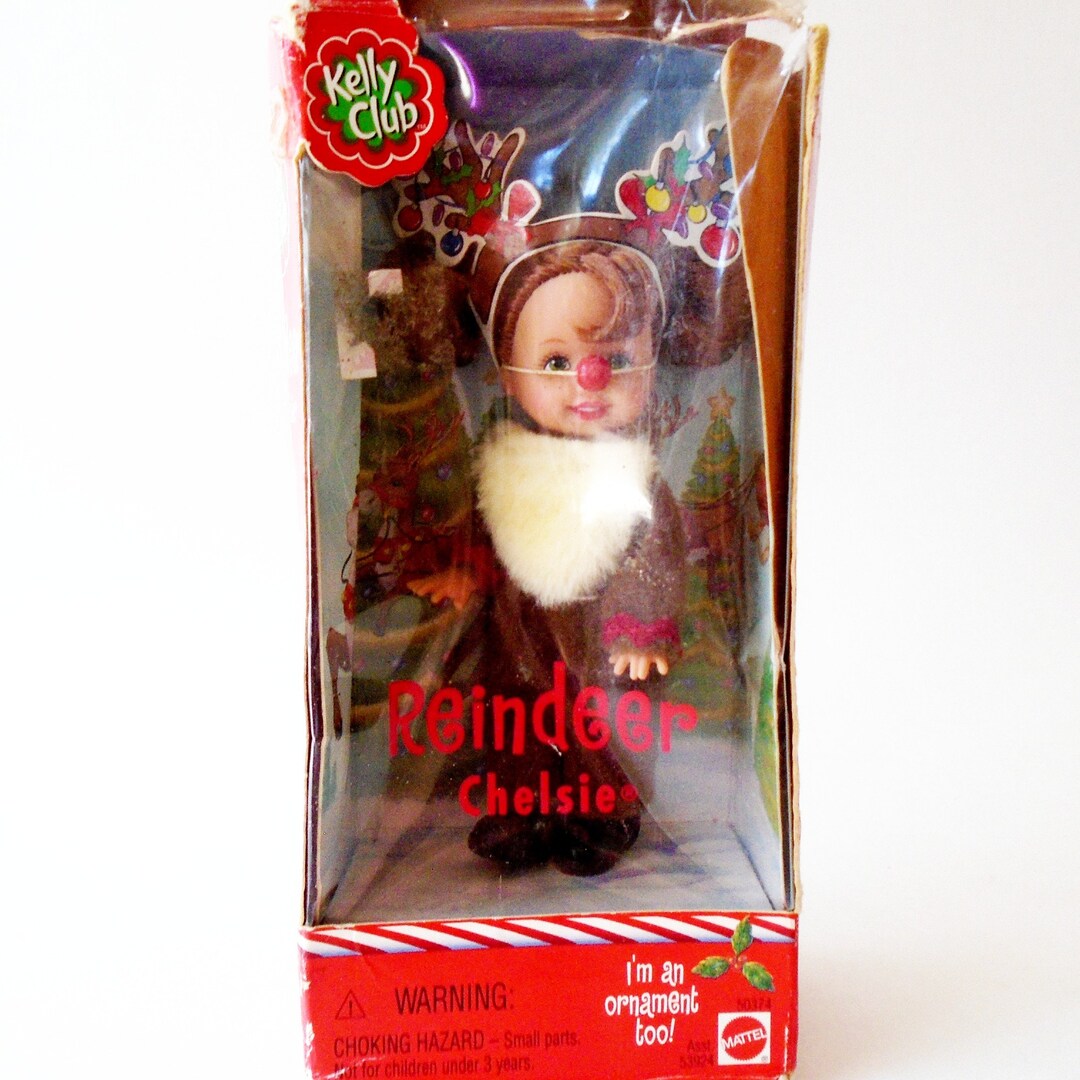 Kelly Club Chelsea Reindeer Doll, Vintage Kelly Club Christmas Ornament ...