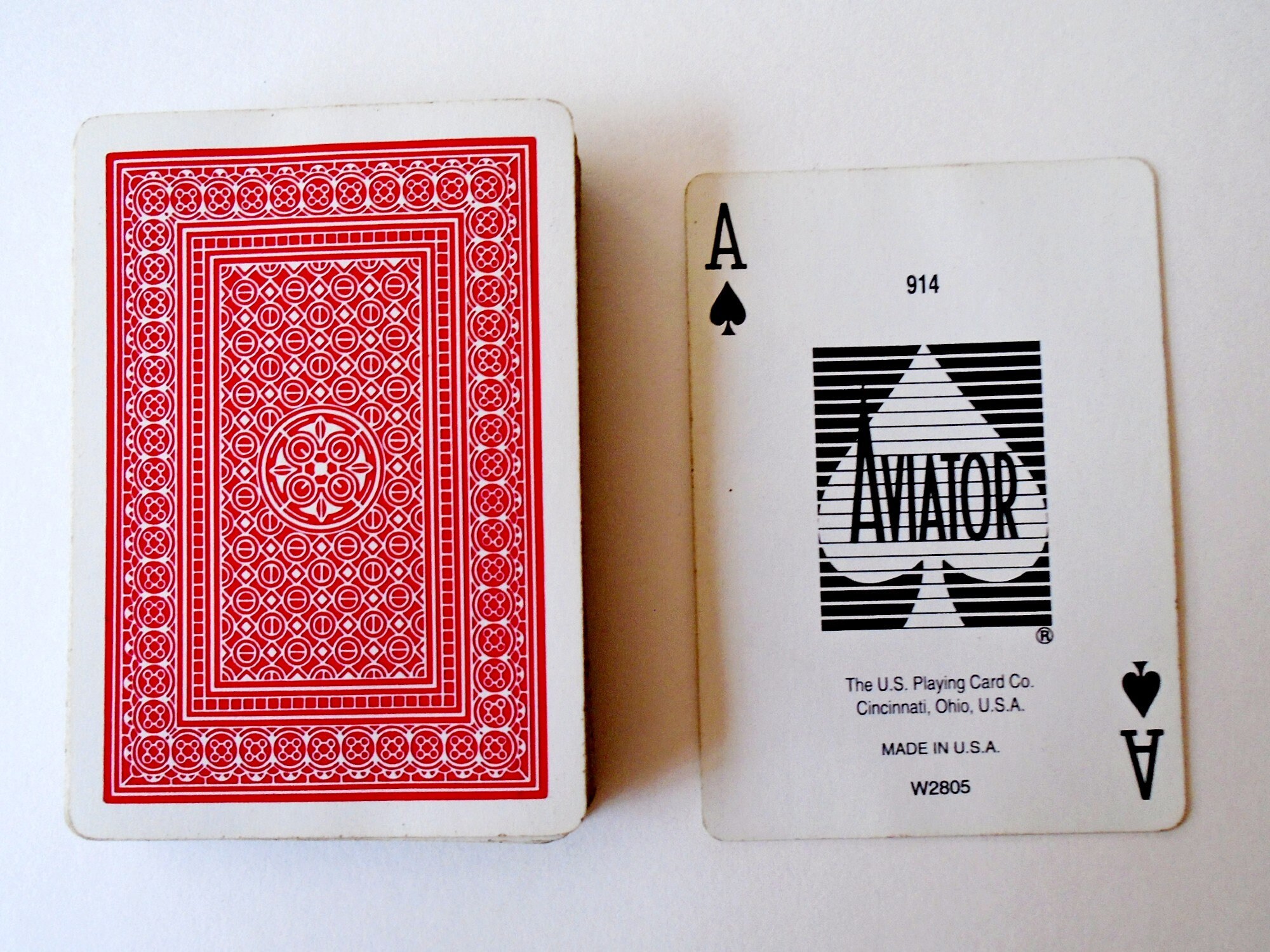Vintage AVIATOR USA Playing Cards Vintage Charles Lindberg - Etsy