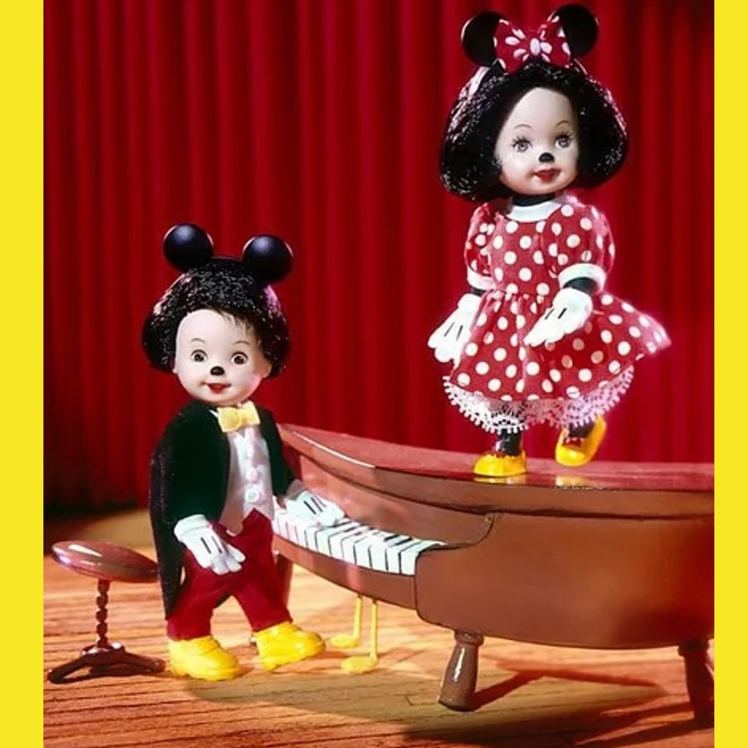 Kelly and Tommy Mickey and Minnie Dolls, NRFB the Whoopee Party Kelly ...