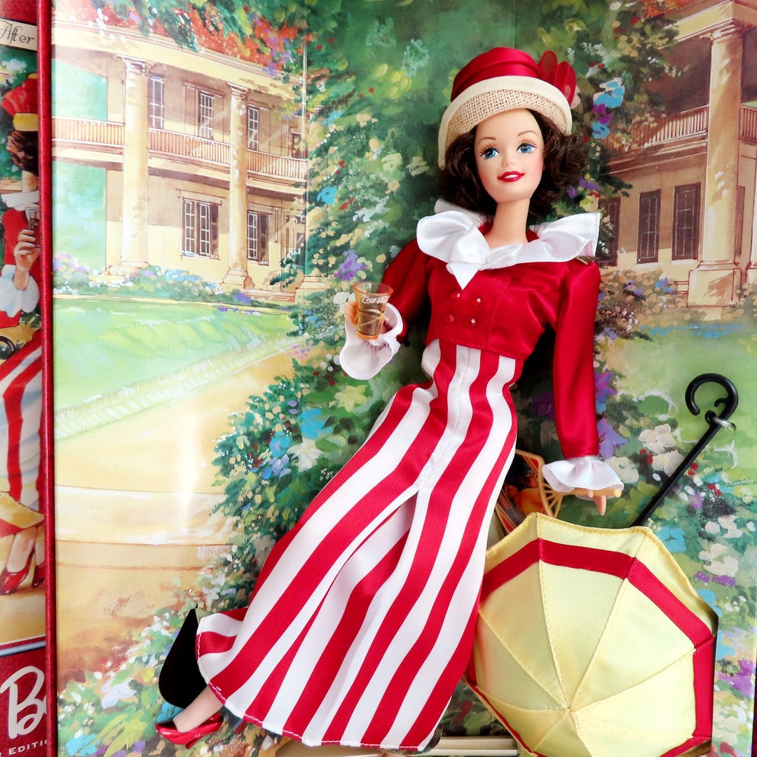 Vintage Coca Cola Barbie 1997 NRFB, After the Walk Coca Cola Barbie ...