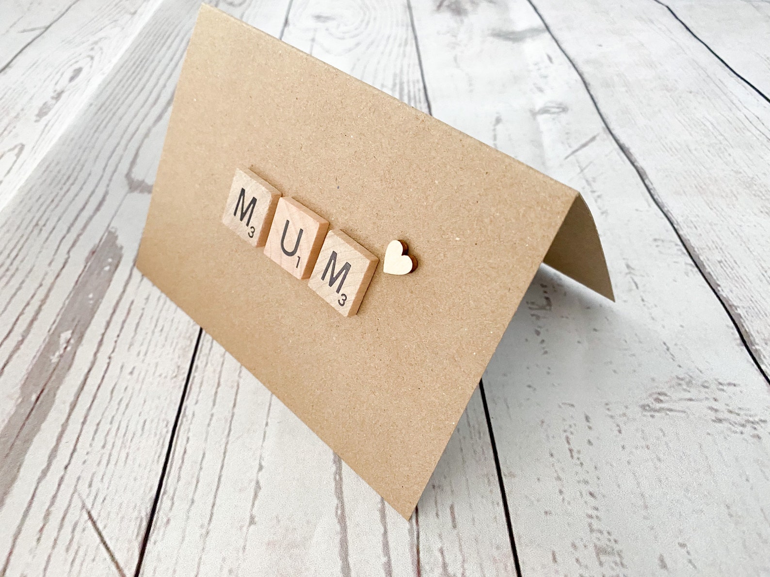 Card for Mum Mum Birthday or Mothers Day A6 Size Kraft | Etsy