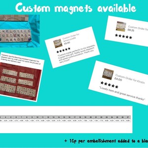 Clean/dirty Magnet for Dishwasher, Home Organisation, Letter Tile ...