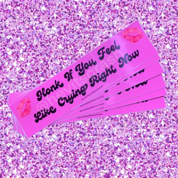 Honk If Bumper Sticker - Etsy